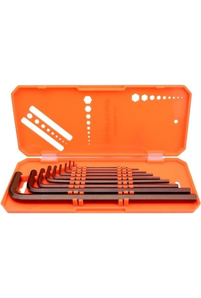 Kayasan Allen Alyan Takımı Duz Uzun 9 Parça 1.5-2-2.5-3-4-5-46-8-10 mm Kayasan Allen Alyan Takımı Duz Uzun 9 Parça 1.5-2-2.5-3-4-5-46-8-10 mm