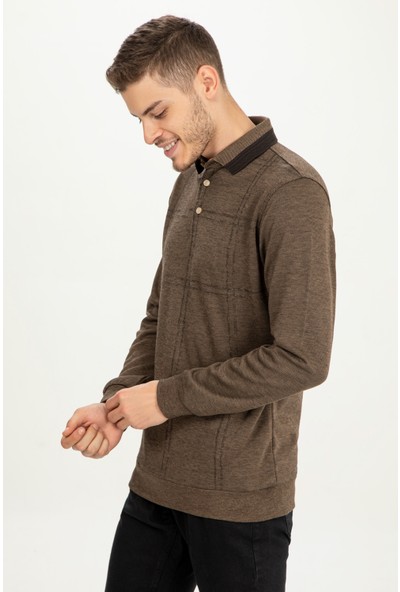 Corazzo Desenli Polo Yaka Selanik Triko