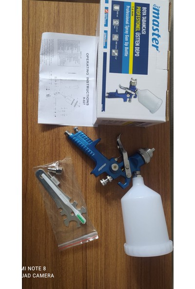 Master Profesyonel Üstten Depo 1.4 mm Boya Tabancası Master Profesyonel Üstten Depo 1.4 mm Boya Tabancası