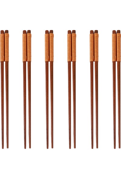 Eternal 6 Pairs Çin Çubuklarını Hafif Kararlı Yıkanabilir (Yurt Dışından)