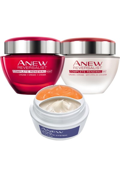 Avon Anew Reversalist Gece Gündüz Yüz Kremi ve Lift Ikili Göz Çevresi Bakım Paketi Avon Anew Reversalist Gece Gündüz Yüz Kremi ve Lift Ikili Göz Çevresi Bakım Paketi