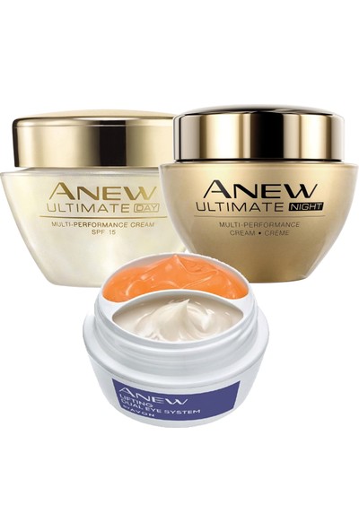Avon Anew Ultimate Gece Gündüz Yüz Kremi ve Lift Ikili Göz Çevresi Bakım Paketi Avon Anew Ultimate Gece Gündüz Yüz Kremi ve Lift Ikili Göz Çevresi Bakım Paketi