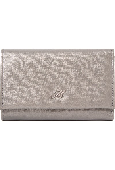 Mavi Gümüş Rengi Cüzdan