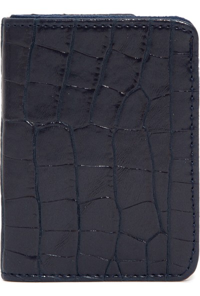 Mavi Yılan Baskılı Lacivert Kartlık