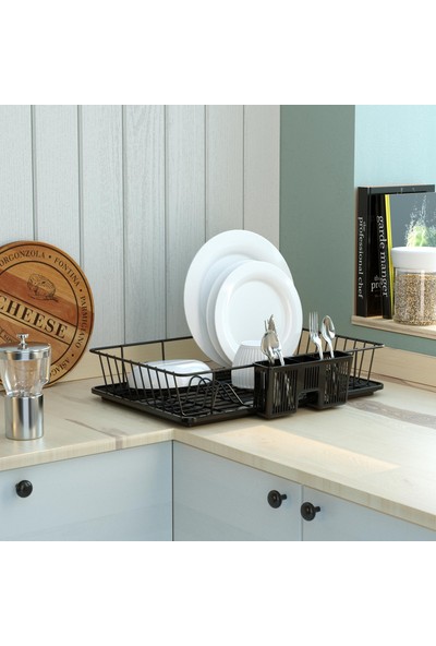 Tekno-tel TEK KATLI BULAŞIKLIK MAT SİYAH KB003 Tekno-tel TEK KATLI BULAŞIKLIK MAT SİYAH KB003