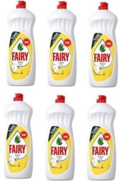 Fairy Sıvı Deterjan Limon 650 ml x 6 Fairy Sıvı Deterjan Limon 650 ml x 6