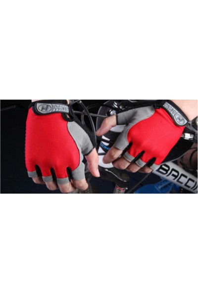 Kocatepe Bike Shop Kırmızı Yarım Parmak Mikrofiber Nefes Alabilen Yetişkin Bisiklet - Fitness Eldiveni 19-23CM Kocatepe Bike Shop Kırmızı Yarım Parmak Mikrofiber Nefes Alabilen Yetişkin Bisiklet - Fitness Eldiveni 19-23CM