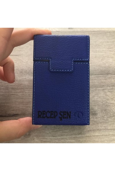 İsme Özel Deri Lacivert Slender,Touch,Drange Uyumlu Sigara Kutusu İsme Özel Deri Lacivert Slender,Touch,Drange Uyumlu Sigara Kutusu