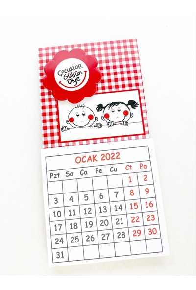 Çocuklar Gülsün Diye Magnetli Takvim Çocuklar Gülsün Diye Magnetli Takvim