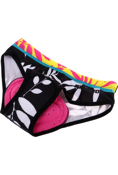 Strade Store Kadın Bisiklet Iç Çamaşırı 3D Yastıklı Bisiklet Sürme Şort M Yaprak (Yurt Dışından)