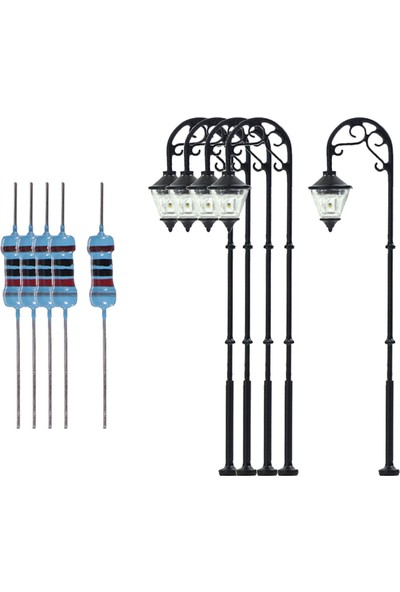 Strade Store 5 Adet 1:87 Ho Ölçekli Retro Model Sokak Lambası Düzeni Lamppost Bahçe Peyzaj (Yurt Dışından) Strade Store 5 Adet 1:87 Ho Ölçekli Retro Model Sokak Lambası Düzeni Lamppost Bahçe Peyzaj (Yurt Dışından)