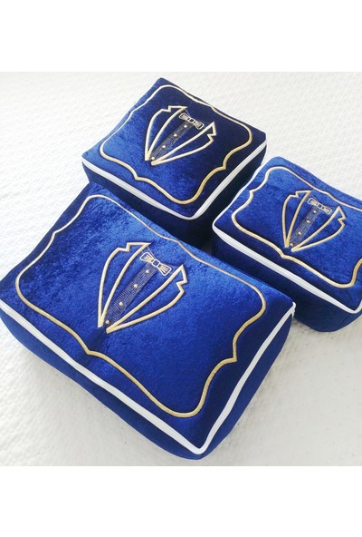 Dilex Damat Bohçası Çeyizlik Damat Hurcu 3'lü Hurç Set Kadife Dilex Damat Bohçası Çeyizlik Damat Hurcu 3'lü Hurç Set Kadife