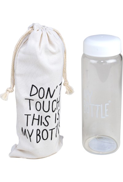 Çocuk Eğitim Derneği Çed My Bottle Cam Matara Kılıflı Beyaz Kapak 500 ml Çocuk Eğitim Derneği Çed My Bottle Cam Matara Kılıflı Beyaz Kapak 500 ml