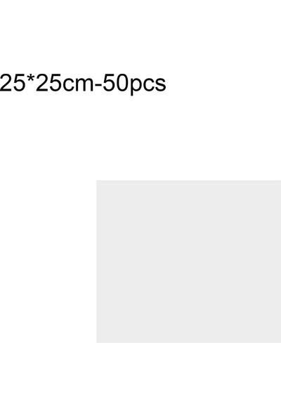 Eternal 50 Adet Pişirme Gömlekleri Yapışkan Olmayan Isı Dayanımı Kağıt (Yurt Dışından)