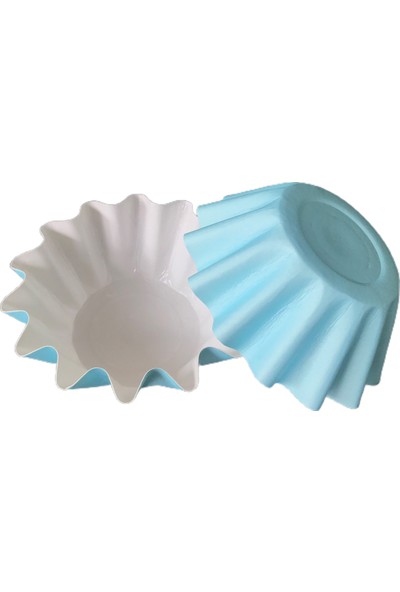 Eternal 50 Adet Kaymaz Muffin Fincan Katı Renk Kağıt (Yurt Dışından)