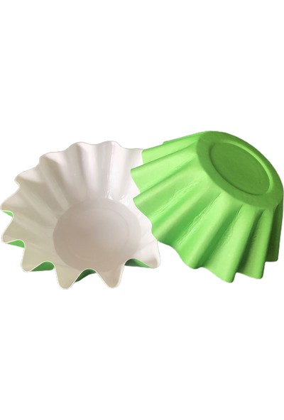 Eternal 50 Adet Kaymaz Muffin Fincan Katı Renk Kağıt (Yurt Dışından)