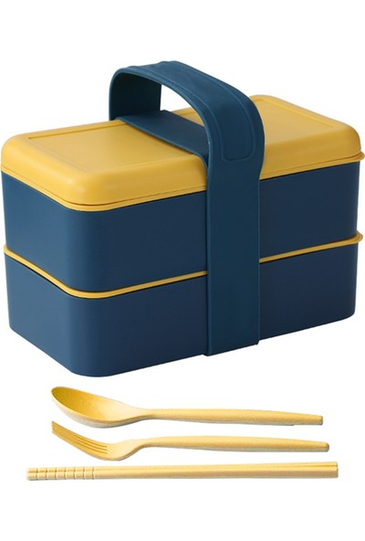 Eternal Bento Box Çift Katmanlar Çıkarılabilir Izgara (Yurt Dışından)