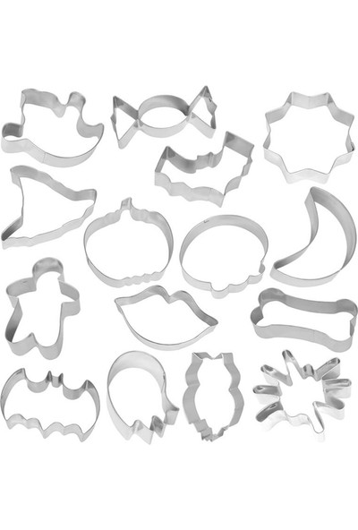 Eternal 15 Adet Bisküvi Kalıp Çevre Dostu Paslanmaz Çelik (Yurt Dışından) Eternal 15 Adet Bisküvi Kalıp Çevre Dostu Paslanmaz Çelik (Yurt Dışından)