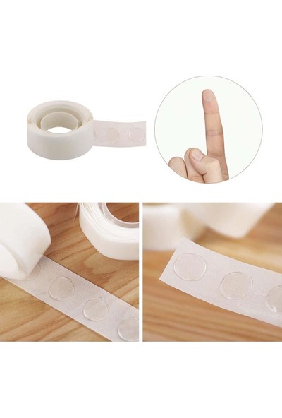 Patladı Gitti Çift Taraflı Balon Yapıştırma Bandı 100'LÜ Patladı Gitti Çift Taraflı Balon Yapıştırma Bandı 100'LÜ