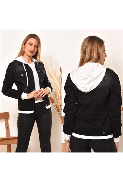 Egs Bayan Kapşonlu Kot Ceket 243387