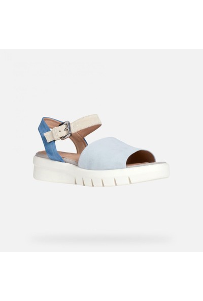 Geox Wimbley Kadın Sandalet Gri/mavi