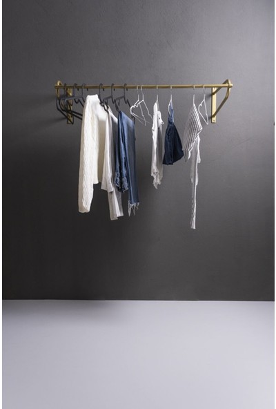 VegaDekor VegaDekor Gold Metal Duvar Askılık Ayaksız Konfeksiyon Askılığı VegaDekor VegaDekor Gold Metal Duvar Askılık Ayaksız Konfeksiyon Askılığı