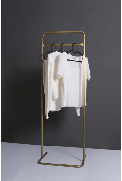 Vegaindoor Metal Ayaklı Konfeksiyon Askılığı Gold Elbise Askılık Ulu Vegaindoor Metal Ayaklı Konfeksiyon Askılığı Gold Elbise Askılık Ulu