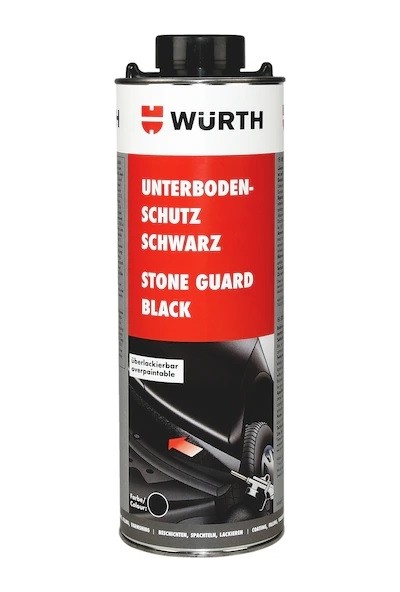 Würth Pütür Alt Koruma Boyası 1 lt Siyah