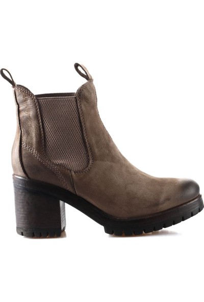 Bueno Vizon Nubuk Kadın Topuklu Bot