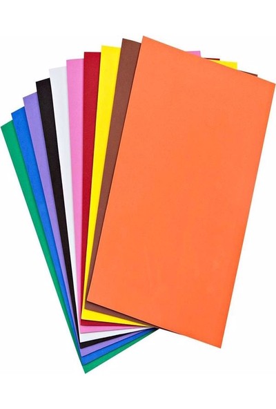 Color Bank Eva 10 Renk A4 20 x 30 cm