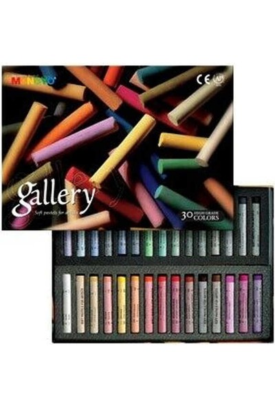 Mungyo Gallery Artist Kalite Yumuşak Yuvarlak Toz Pastel 30LU Set