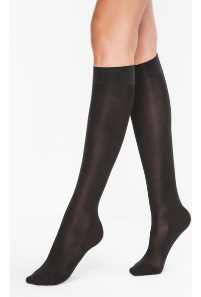 DayMod Saten 80 Bayan Dizaltı Çorap DayMod Saten 80 Bayan Dizaltı Çorap