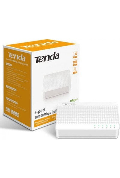 Tenda Internet Dağıtıcı Çoğaltıcı 5 Port Portlu 1 Giriş 4 Çıkış Tenda Internet Dağıtıcı Çoğaltıcı 5 Port Portlu 1 Giriş 4 Çıkış