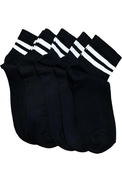 Cansoy 5'li Erkek Siyah Patik