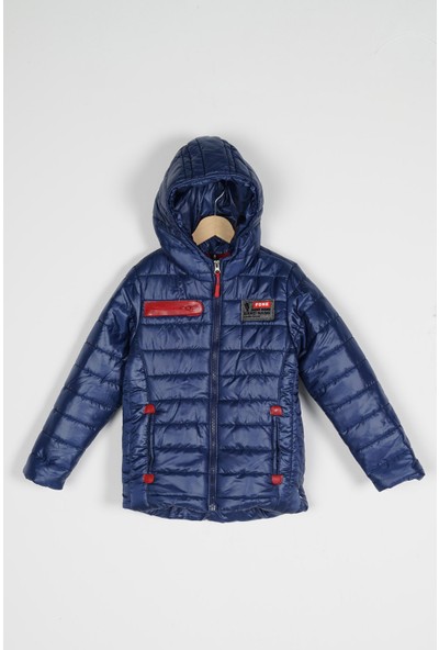 Zepkids Erkek Çocuk Fone Armalı Içi Kürklü Kapüşonlu Mont 8-12 Yaş