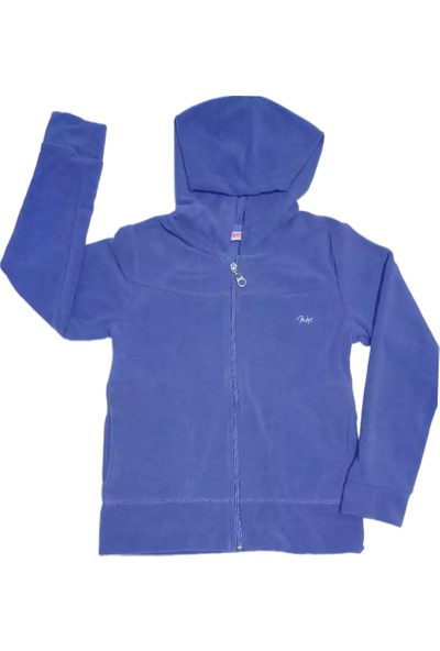 Wenice Uluana Wenice Kapüşonlu ve Fermuarlı Polar Hırka.