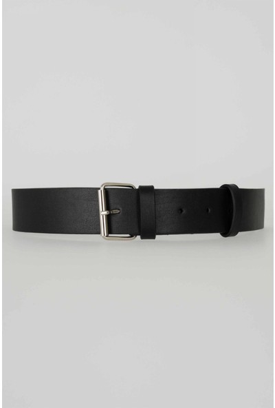 Suud Collection Siyah Kare Tokalı Deri Kemer Suud Collection Siyah Kare Tokalı Deri Kemer