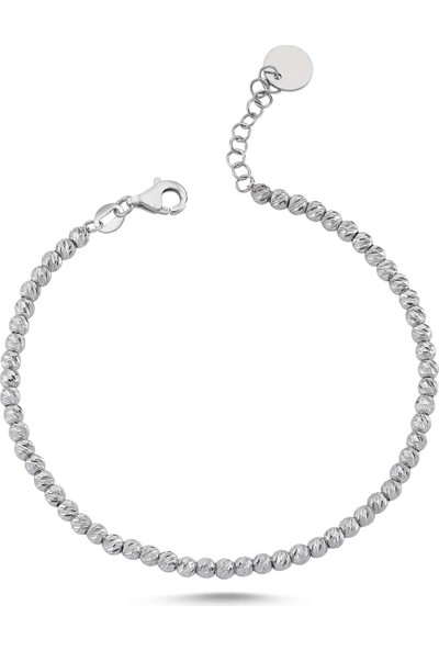 Sophia Nora 925 Ayar Gümüş Dorika Toplu Ince Bileklik - Gümüş - Standart - BAL0009-1063 Sophia Nora 925 Ayar Gümüş Dorika Toplu Ince Bileklik - Gümüş - Standart - BAL0009-1063