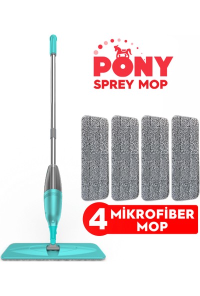 PONY SPREY MOP 4 MİKROFİBER MOP
