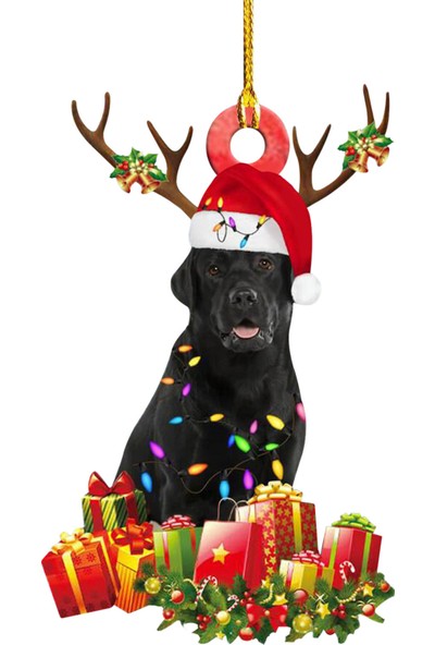 Eternal Yaratıcı Köpek Desen Asılı Dekor Ev Için Sevimli Narin Ahşap Asılı Widget (Yurt Dışından)