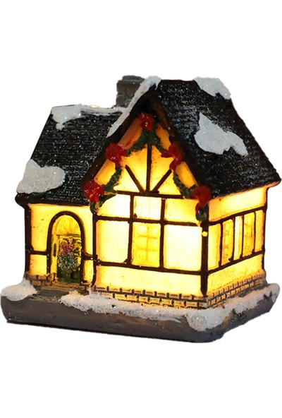 Eternal LED Işıklı Yılbaşı Konseptli Minyatür Ev (Yurt Dışından)