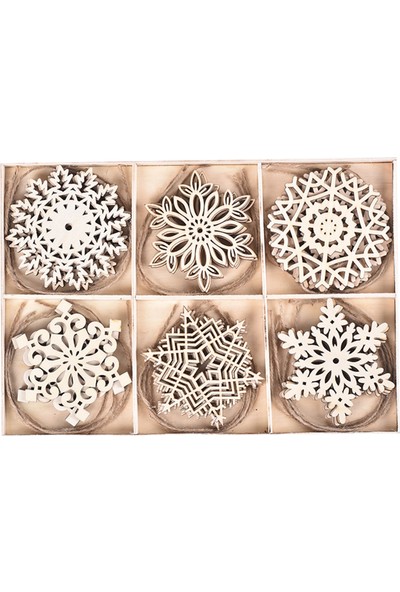 Eternal 24 Adet Noel Kolye Kar Tanesi Desen Dekoratif Ahşap Noel Ağacı Asılı Mobilyalar Ev Dekorasyonu (Yurt Dışından) Eternal 24 Adet Noel Kolye Kar Tanesi Desen Dekoratif Ahşap Noel Ağacı Asılı Mobilyalar Ev Dekorasyonu (Yurt Dışından)