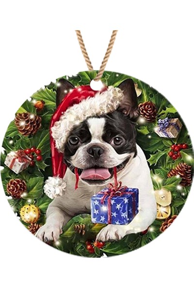 Eternal Xmas Kolye Geniş Uygulama Benzersiz Modern Ev Noel Köpek Asılı Etiket Ev Için (Yurt Dışından)