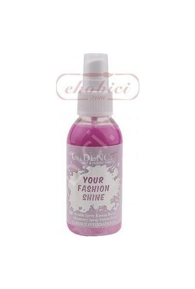 Cadence Your Fashion Metalik Sprey Kumaş Boyası - 1103 Pembe Cadence Your Fashion Metalik Sprey Kumaş Boyası - 1103 Pembe
