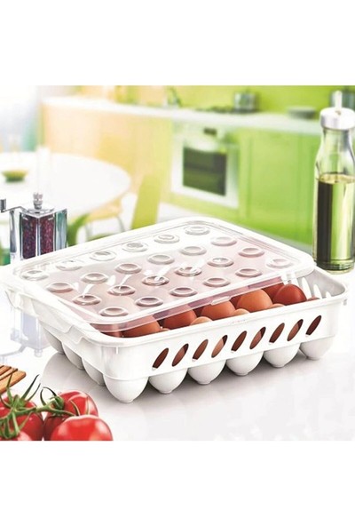 Tekno İstanbul Gondol 24 Bölmeli Plastik Kapaklı Yumurta Saklama Kutusu Düzenleyici Yumurta Saklama Kabı Gondolyum Tekno İstanbul Gondol 24 Bölmeli Plastik Kapaklı Yumurta Saklama Kutusu Düzenleyici Yumurta Saklama Kabı Gondolyum