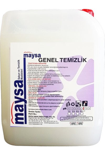 Maysa Beyaz Sabun Parfümlü Yüzey Temizleyici