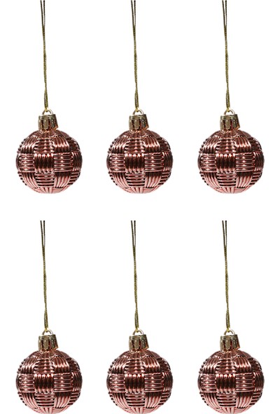 Eternal 1 Kutu Anti-Deforme Olmayan Noel Topları Kolye Glitter Plastik Noel Parti Topları Süsler Ev Dekorasyonu (Yurt Dışından)