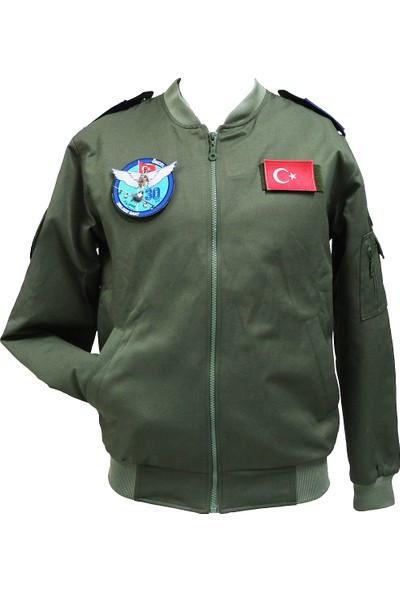 Fly Tshirt Yetişkin Kadın Pilot Mont - Yeşil Fly Tshirt Yetişkin Kadın Pilot Mont - Yeşil