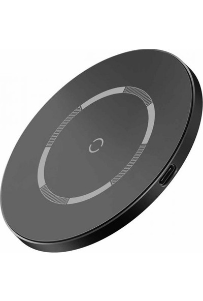 Baseus Simple Magsafe Uyumlu Kablosuz Şarj Cihazı Siyah
