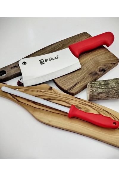 SürLaz Sürmene Paslanmaz Çelik Et, Kemik Satırı + Deluxe Yassı Döküm Masat